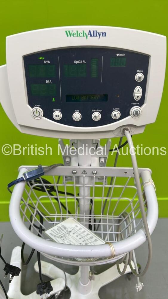 2 x Welch Allyn ProPaq LT Patient Monitors with Docking Stations, Power ...