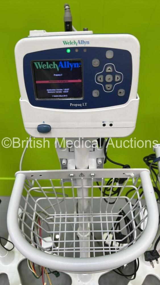 2 x Welch Allyn ProPaq LT Patient Monitors with Docking Stations, Power ...