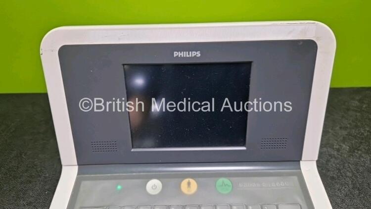 Philips PageWriter TC30 ECG Machine on Stand with 10 Lead ECG Leads ...