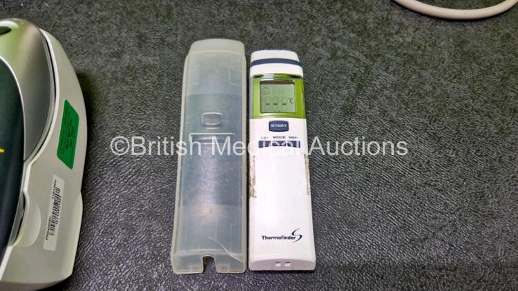 Mixed Lot Including 1 x Microplus Spirometer in Case, 1 x Omron 705CP ...