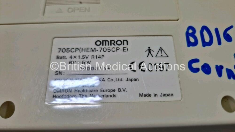 Mixed Lot Including 1 x Microplus Spirometer in Case, 1 x Omron 705CP ...