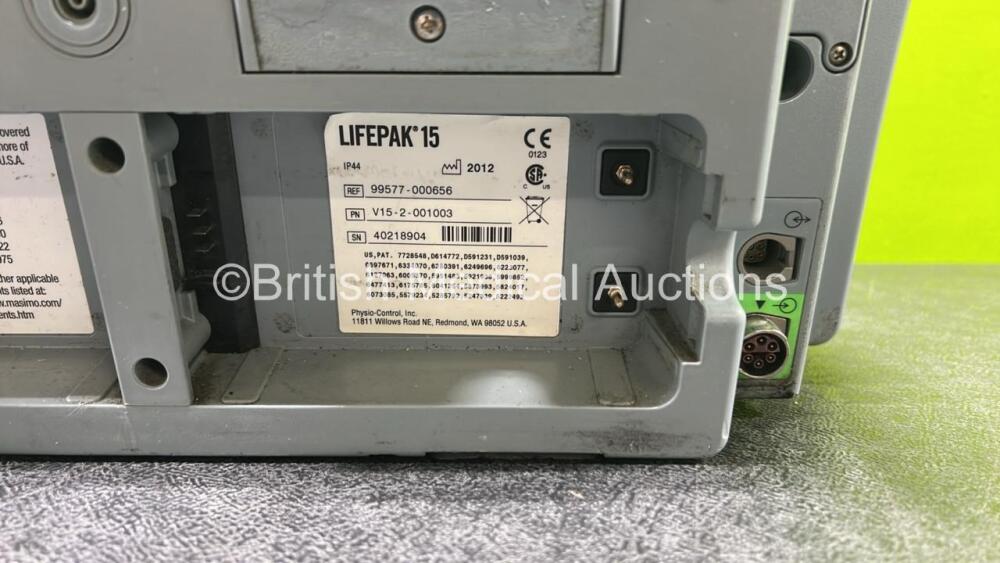 Medtronic Physio-Control Lifepak 15 12-Lead Monitor / Defibrillator ...