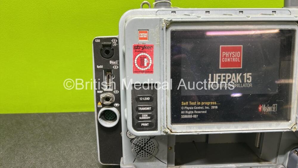 Medtronic Physio-Control Lifepak 15 12-Lead Monitor / Defibrillator ...