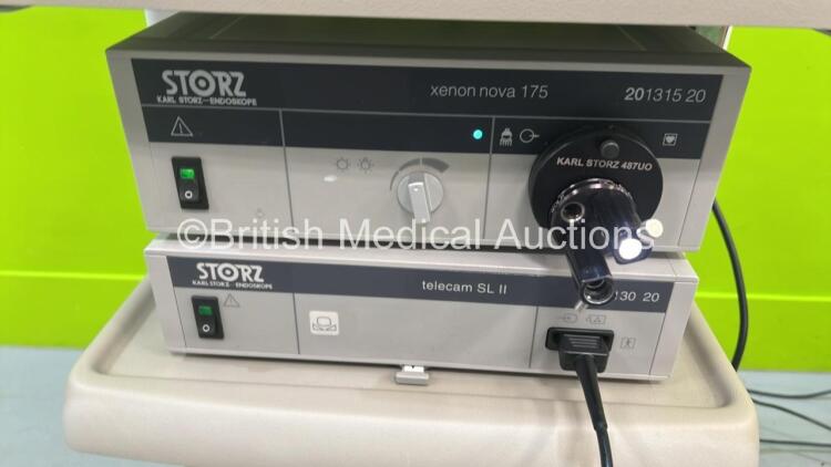 Storz Stack System with Storz Monitor, Storz 201315 20 Xenon Nova 175 ...