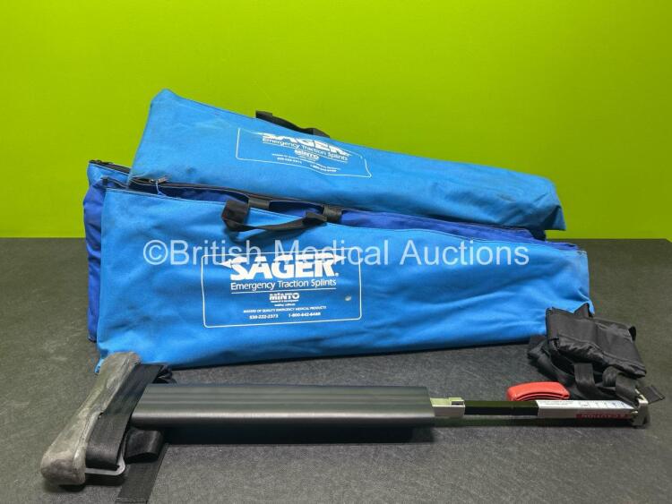 11 x Sager Emergency Traction Splints | February 2025 Ambulance ...