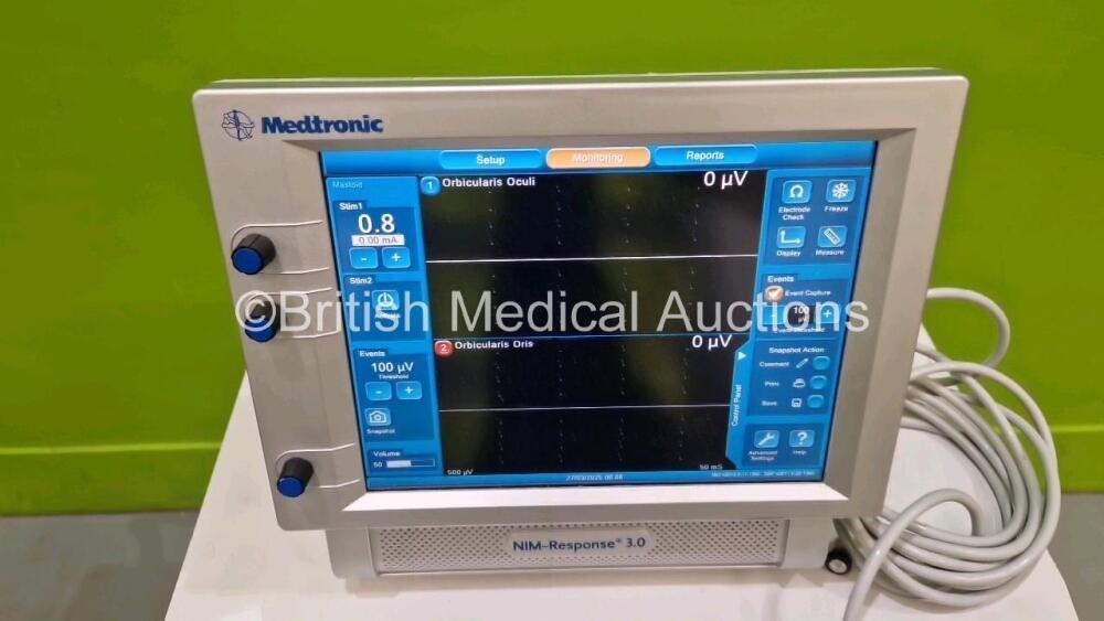 Medtronic NIM-Response 3.0 Nerve Patient Monitoring System (Powers Up ...