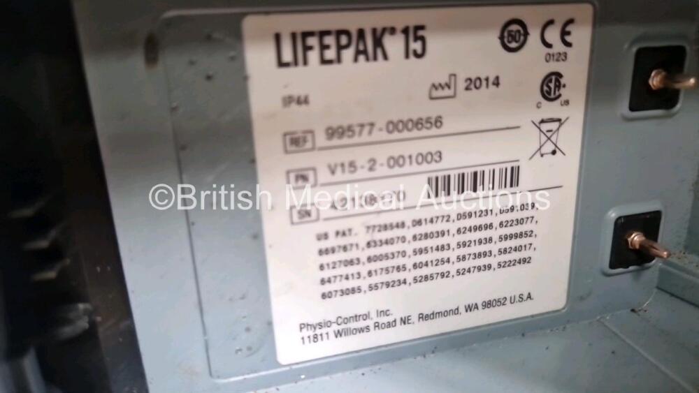 Medtronic Physio-Control Lifepak 15 12-Lead Monitor / Defibrillator ...