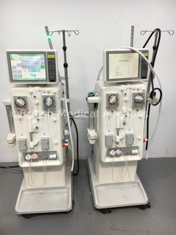 2 x Nikkiso Model DBB-05 Dialysis Machines Software Version 2.0 with ...
