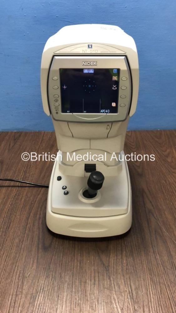 Nidek NT-510 Non-Contact Tonometer (Powers Up) *S/N 130112* **Mfd 2008** | February 2021 Timed ...
