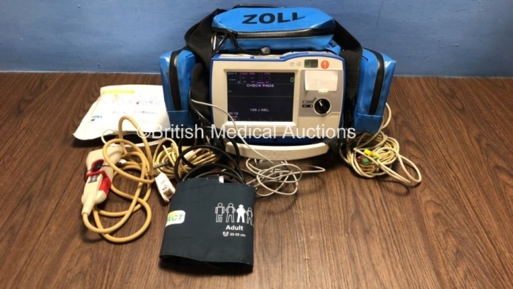 Zoll R Series Plus Defibrillator with ECG, SpO2, CO2, NiBP and Printer ...