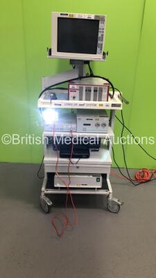 Lemke Urology Stack Trolley with Lemke XR 140 Monitor, Richard Wolf ...
