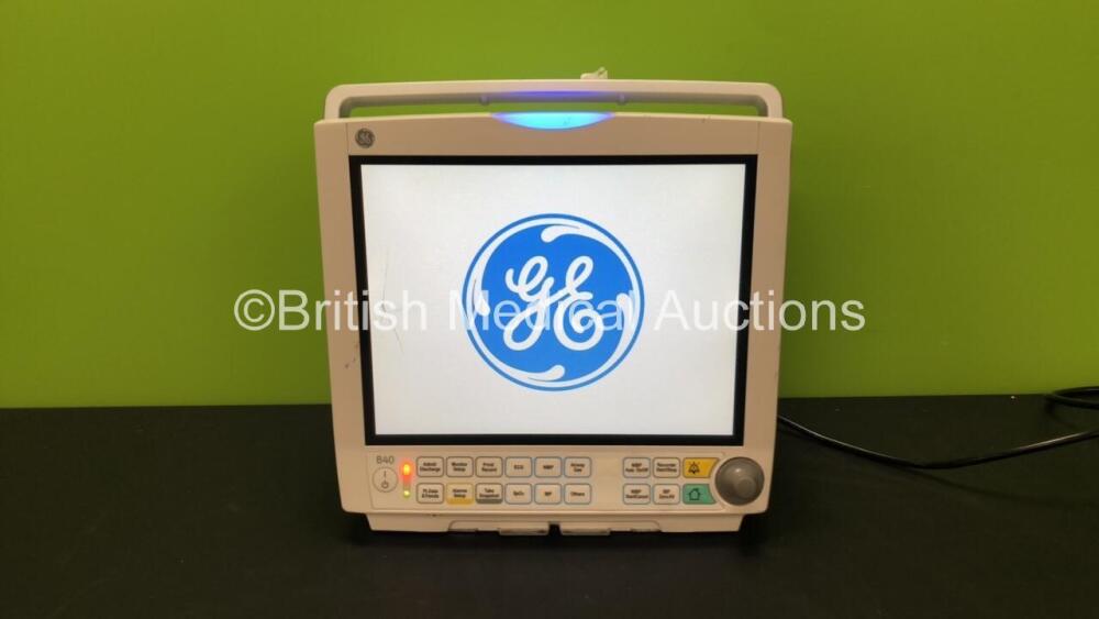 GE B40 Patient Monitor Including ECG, NIBP, SpO2, T1 and T2 Options ...