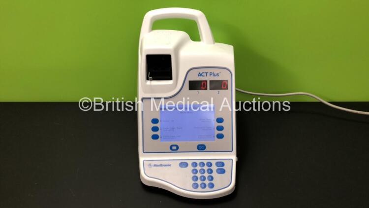 Medtronic ACT Plus Automated Coagulation Timers *Software Version - 2.0 ...