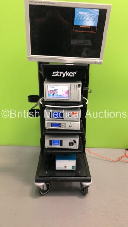 Stryker Stack System Including Stryker Vision Elect HDTV Surgical ...