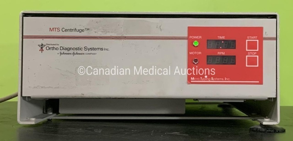 Ortho MTS Centrifuge 5150-60 MTS CENTRIFUGE 5150-60 Precision Bench-Top ...