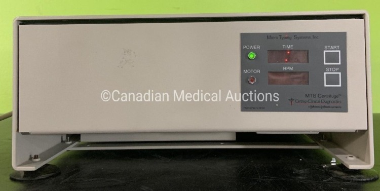 Ortho MTS Centrifuge 5150-60 Precision Bench-top Centrifuge. | CMA June ...