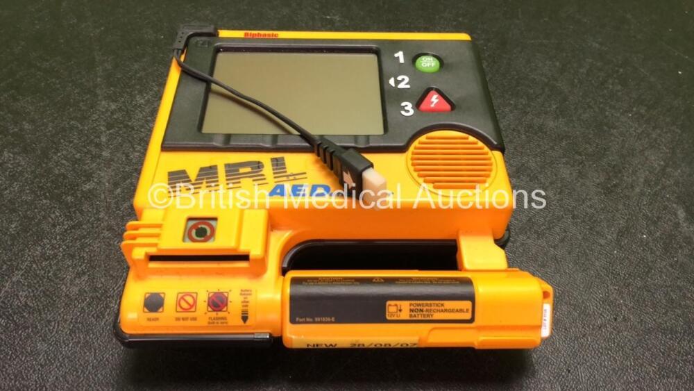 MRL AED Defibrillator with 1 x Powerstick Battery (Untested due to ...