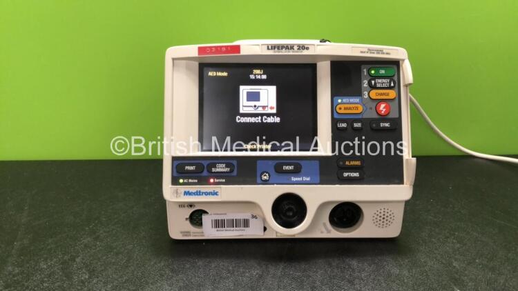 Medtronic Lifepak 20e Defibrillator / Monitor Including ECG and Printer ...
