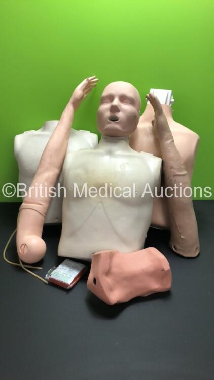 Job Lot of Manikin Spare Parts Including Arms, Chests, 1 x Head and CPR ...