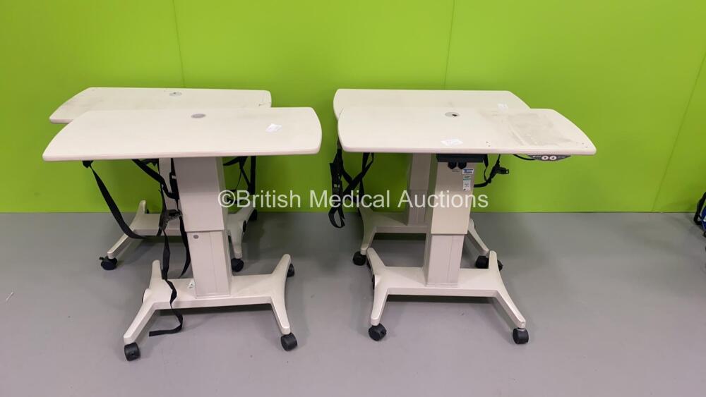 4 x Topcon ATE-600 Electric Ophthalmic Tables (1 x Damaged - See Photo ...