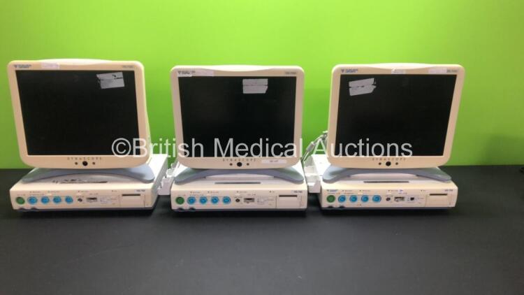 3 x Fukuda Denshi HS-700 with 3 x Fukuda Denshi DS-7300 Monitors (All ...