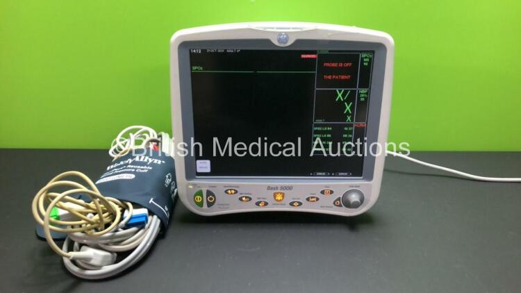 GE Dash 5000 Patient Monitor *Mfd 2007* Including ECG, NBP, CO2, BP1 ...