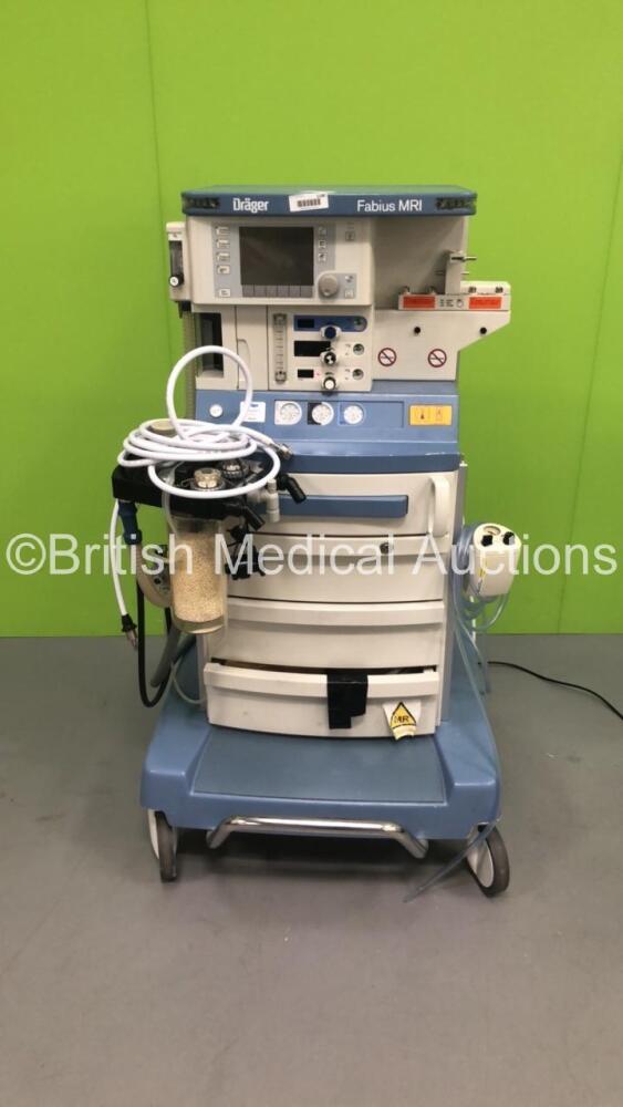 Drager Fabius MRI Anaesthesia Machine with Bellows, Absorber and Hoses ...