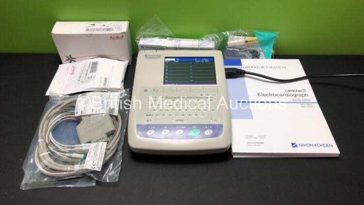 Nihon Kohden Cardiofax S Model ECG-1250K Electrocardiograph *Mfd 2016 ...