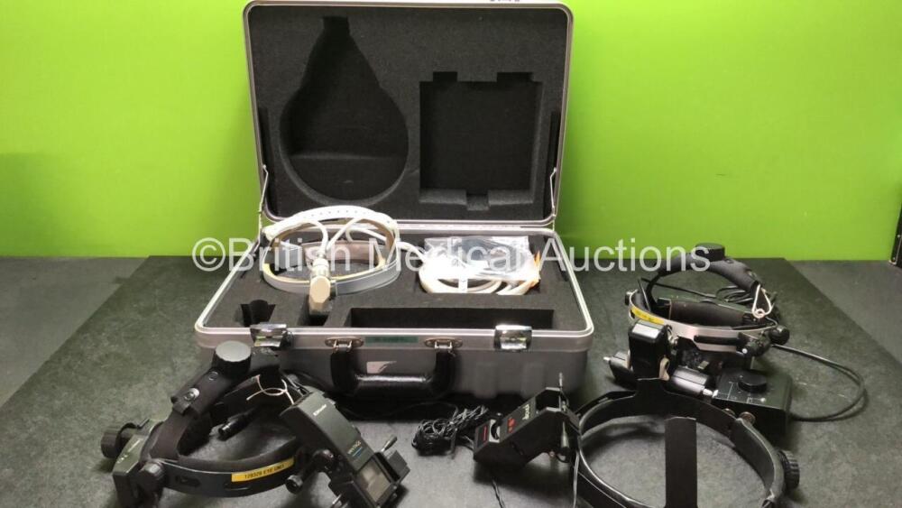 Job Lot of Headlights Including 1 x Luxtec Headlight in Carry Case, 1 x ...