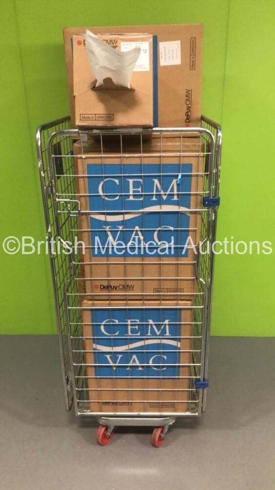 15 x Boxes of DePuy CMW CEMVAC Vacuum Mixing System *10 in Each Box ...