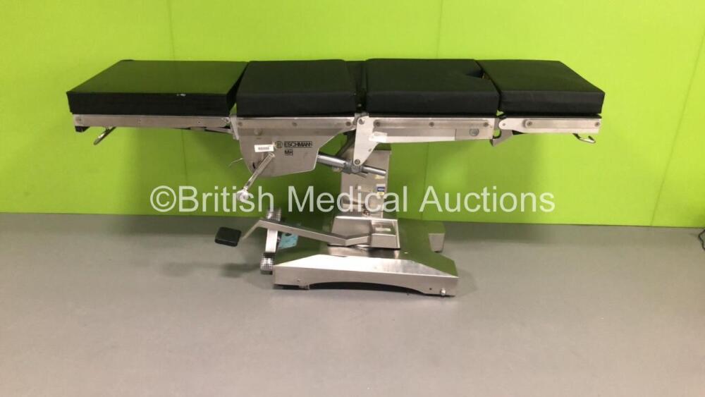 Eschmann MR Hydraulic Manual Operating Table with Cushions (Hydraulics ...