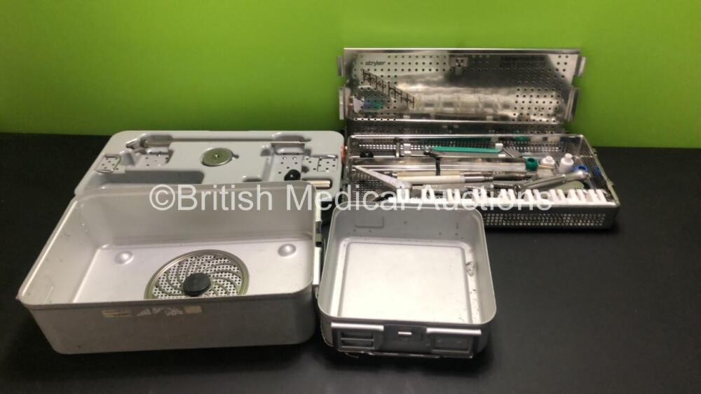 Job Lot Including 1 x Exeter Hip Rasp Instruments in Tray, Femoral ...