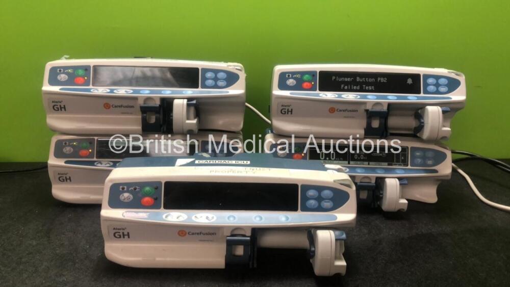 5 x Carefusion Alaris GH Syringe Pumps (All Power Up, 1 with Blank ...