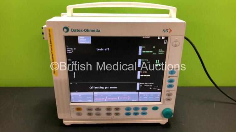 GE Datex Ohmeda Compact Anesthesia Monitor (Powers Up) *Mfd 02-2006* 1 ...