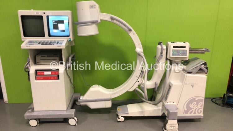 GE OEC 9800 Plus Mobile C-ARM with Dual Screen Image Intensifier ...