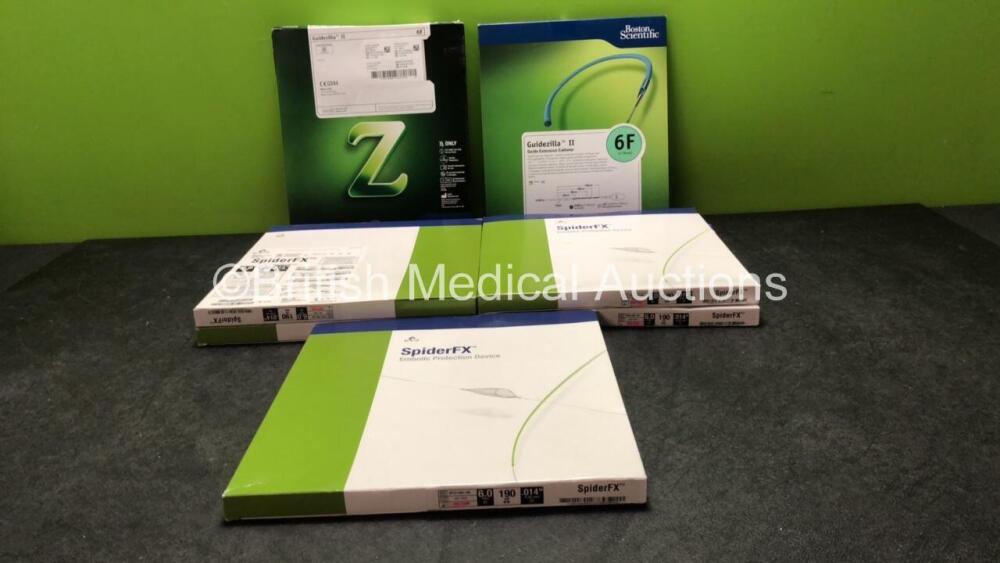Job Lot of Catheters Including 3 x Guidezilla II 6F Guide Extension ...