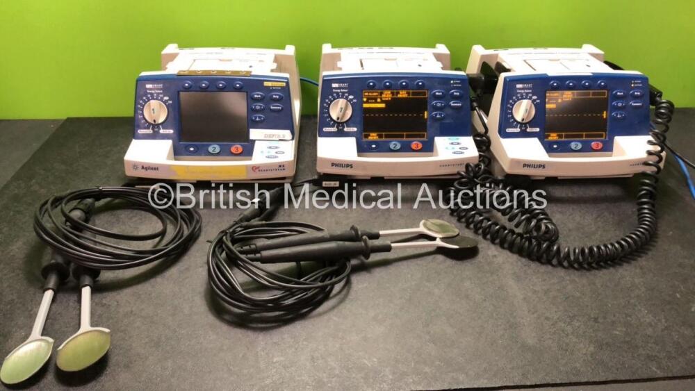 Job Lot Including 1 x Agilent Heartstart XL Smart Biphasic ...