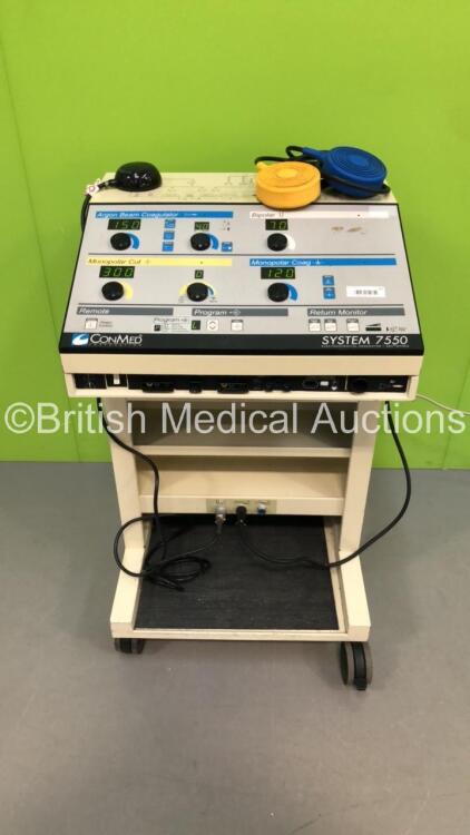 ConMed System 7550 Electrosurgical Generator ABC Modes with 1 x Dual ...