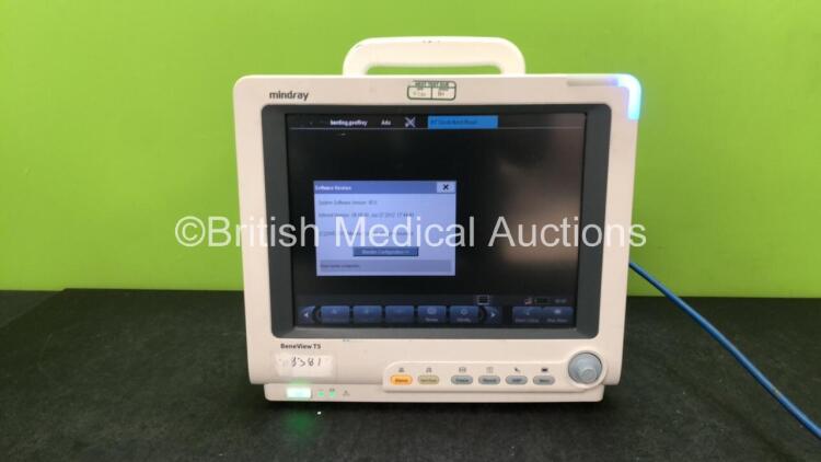 Mindray Beneview T5 Patient Monitor (Powers Up with Missing Printer ...