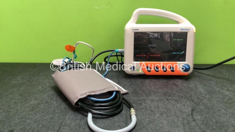 Goldway UT4000A Patient Monitor Including ECG, TEMP1 and TEMP 2 Options ...