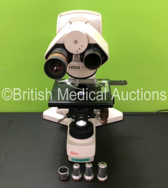 Leica DMLS Type 020-518.500 Bench Microscope with 1 x HC Plan 10x/20 ...