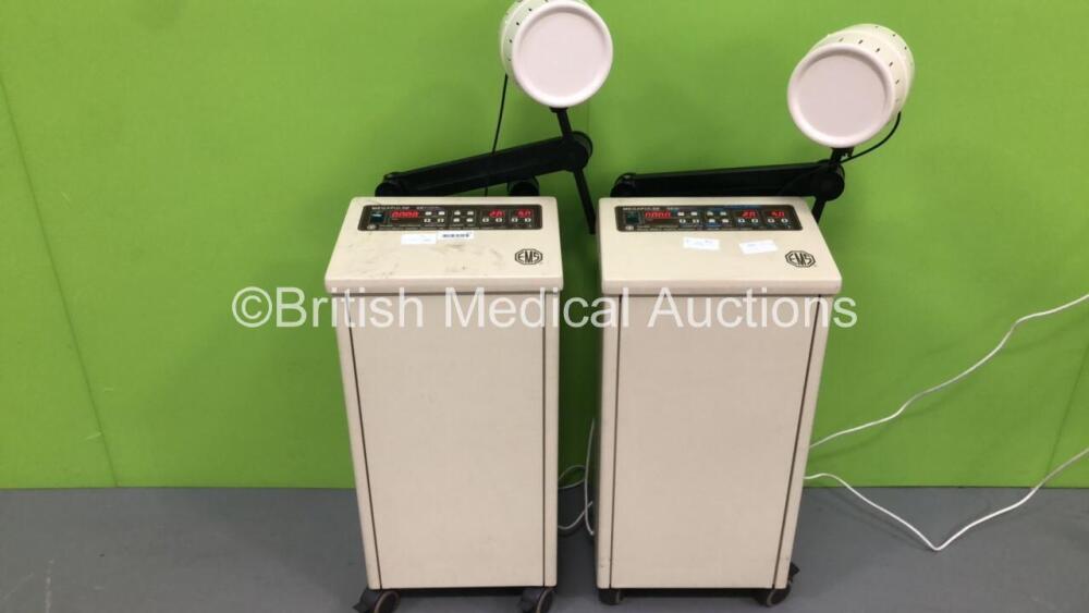 2 x EMS Megapulse Senior ShortWave Therapy Systems with EMS Hi-Q ...