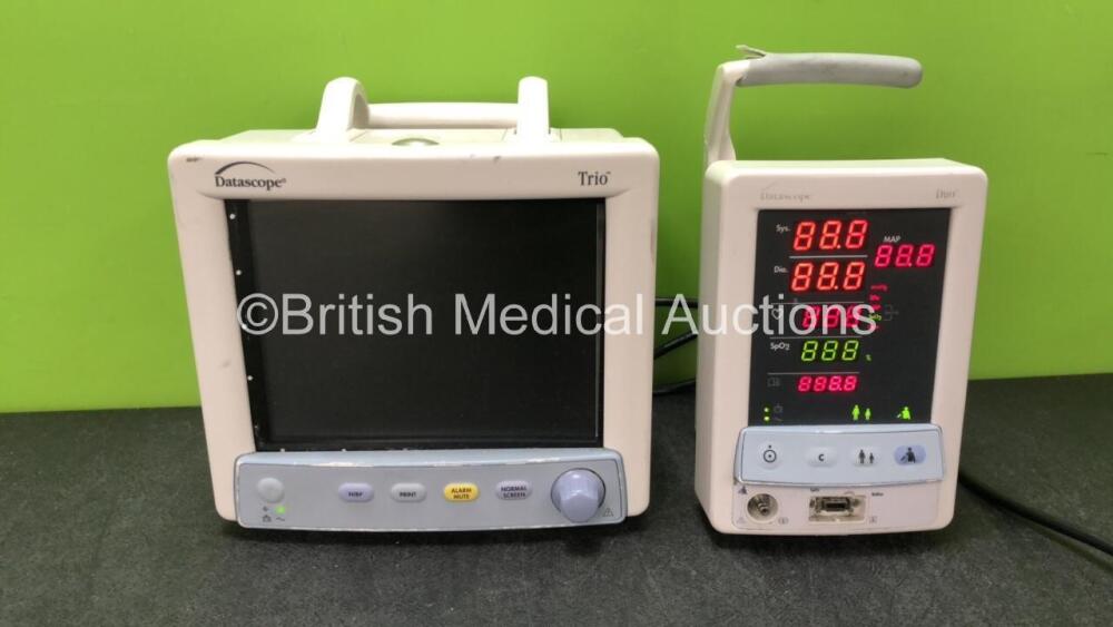 Job Lot Including 1 x Datascope Trio Patient Monitor Including ECG ...