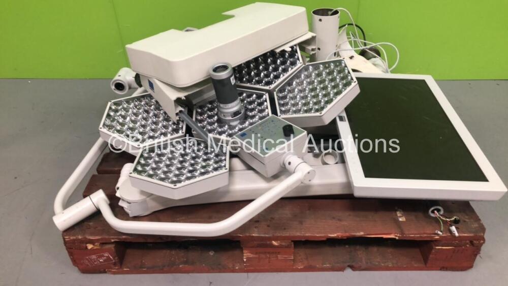 Trumpf iLED 5 Surgical Light with Integrated Camera, Arms, Ceiling ...