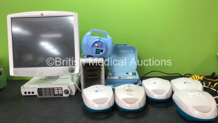 Mixed Lot Including 1 x Solar 8000M Module with 1 x GE D19KT Monitor ...