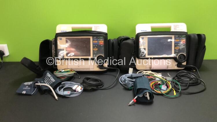 2 x Medtronic Physio-Control Lifepak 12 12-Lead Biphasic Defibrillators ...