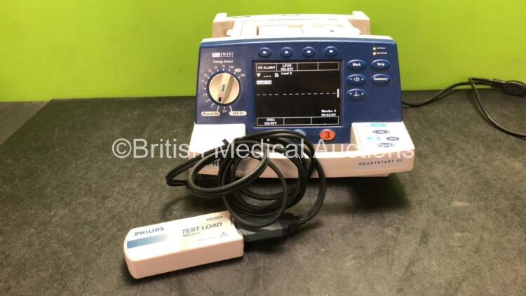 Philips Heartstart XL Smart Biphasic Defibrillator Including Pacer ECG ...