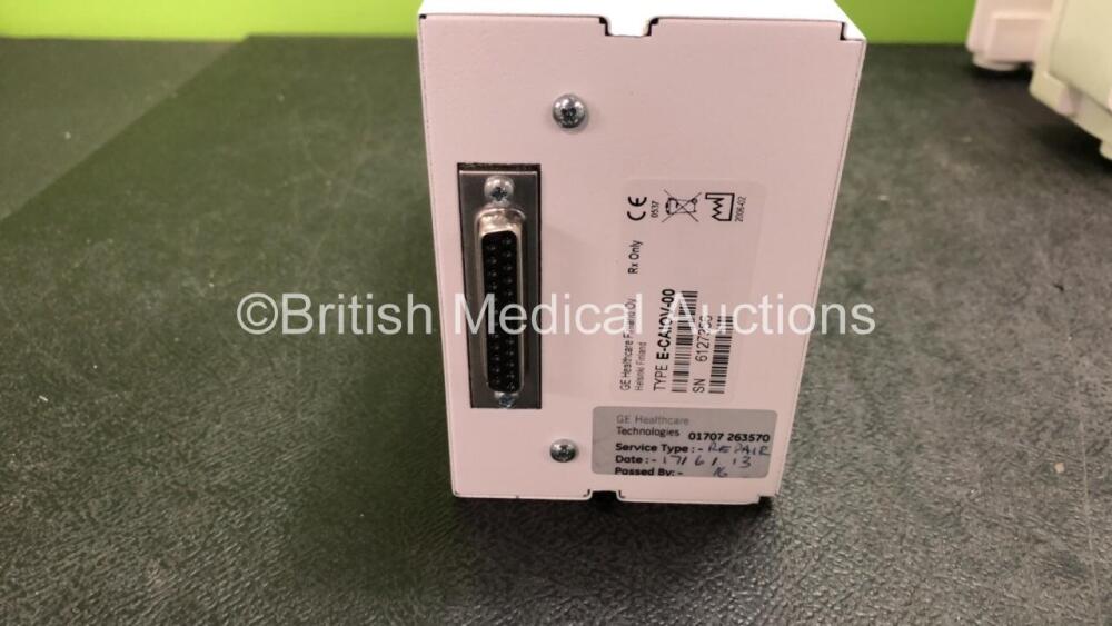 GE Datex Ohmeda Compact Anesthesia Monitor *Mfd 06-2010* with 1 x GE E ...