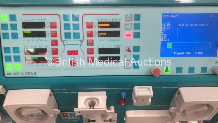3 x Gambro AK 200 Ultra S Dialysis Machines Software Version 10.11 (2 x ...