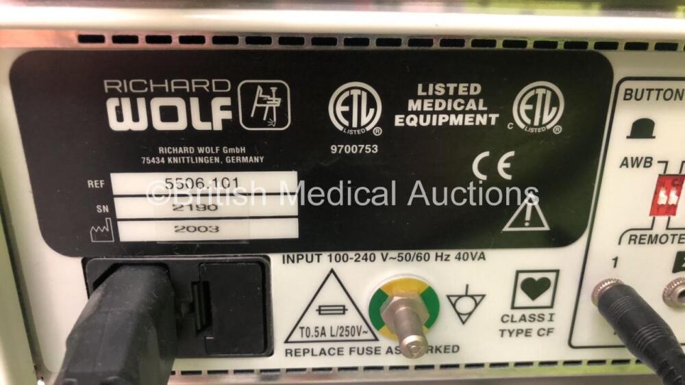 Richard Wolf Stack Trolley with Sony Trinitron Monitor, Richard Wolf ...